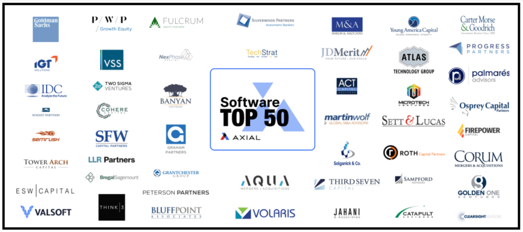 The Top 50 Lower Middle Market Software Investors and Advisory Firms