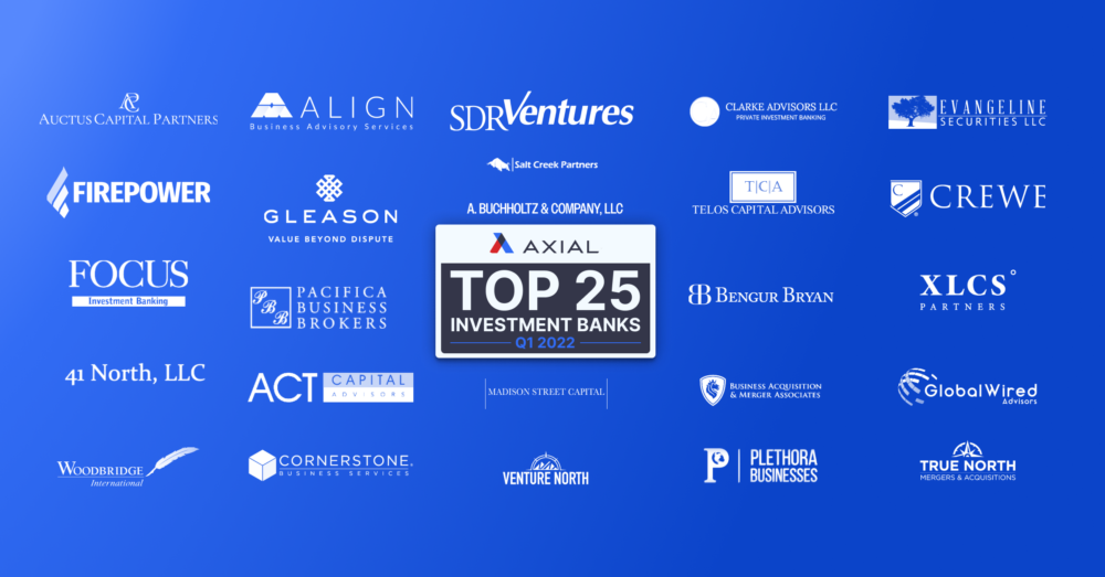 Top 25 Lower Middle Market Investment Banks [Q1 2022]