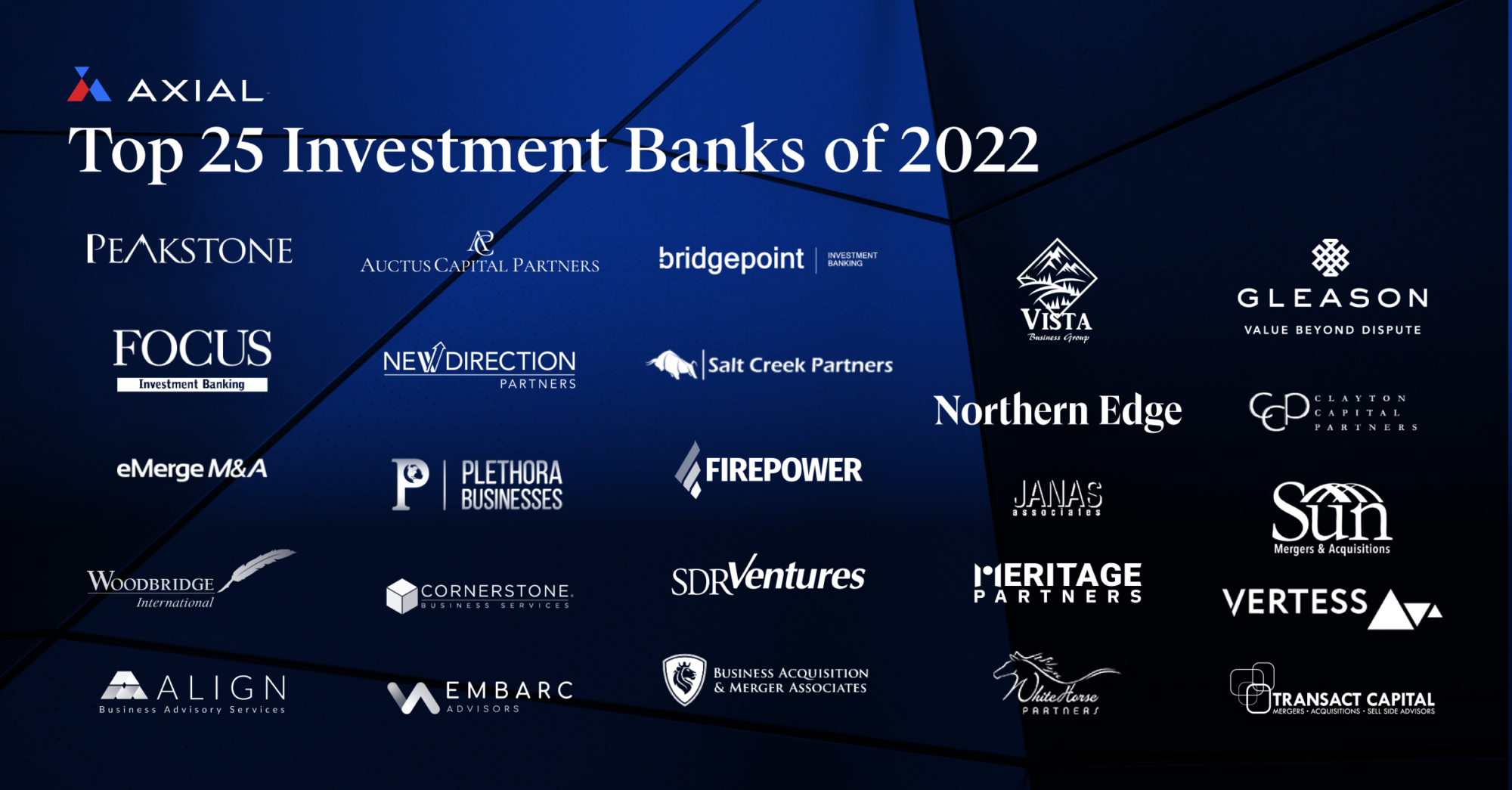 Top 25 Lower Middle Market Investment Banks of 2022