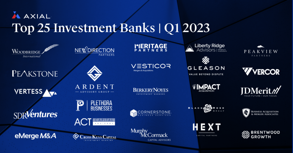 Top 25 Lower Middle Market Investment Banks | Q1 2023