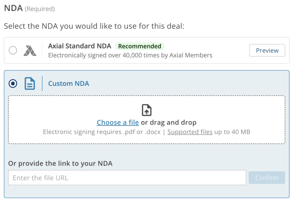 Breaking down the NDA