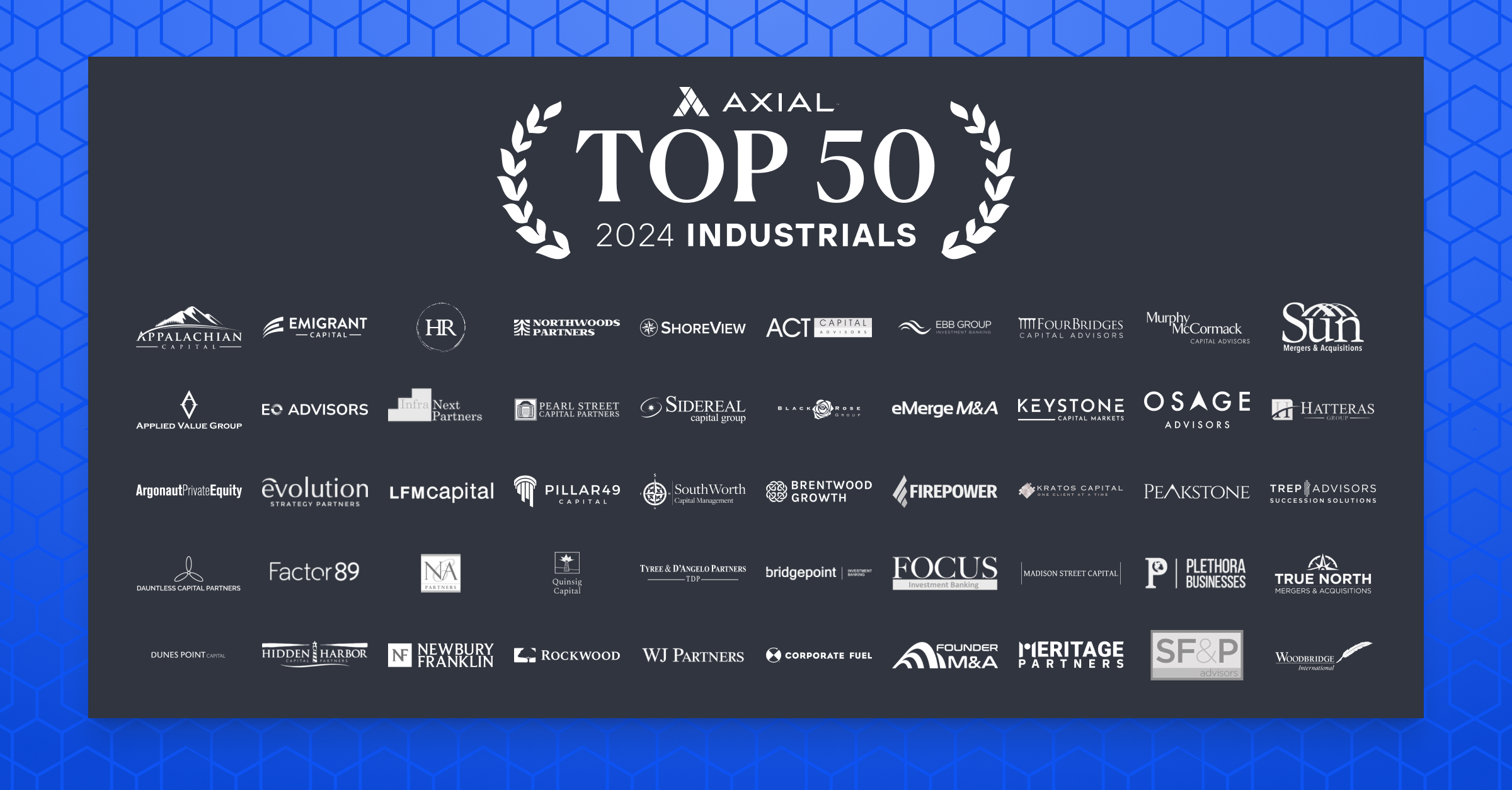 The Top 50 Lower Middle Market Industrials Investors & M&A Advisors [2024]